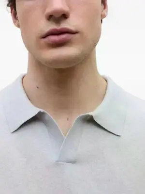 ECOALF Short-sleeve Polo Shirt - Grey