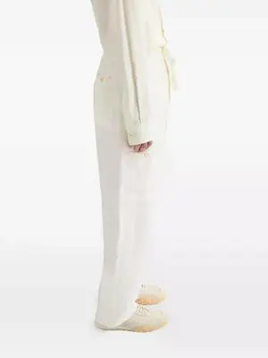 JIL SANDER Drawstring Patch Pocket Trousers