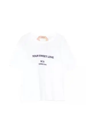 N°21 Short-sleeve T-shirt - White