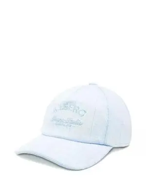 Iceberg Logo-embroidered Cap - Blue