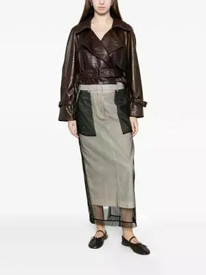 Erika Cavallini Mesh Panel Skirt