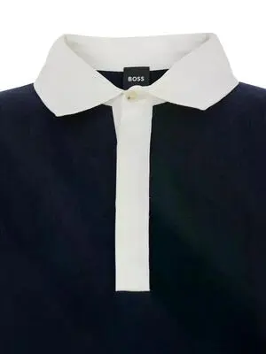 BOSS Long-sleeve Polo Shirt - Blue
