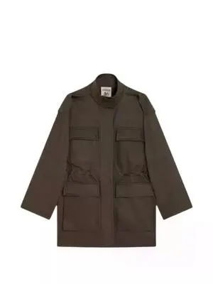 SEMICOUTURE Flap-pocket Jacket - Brown