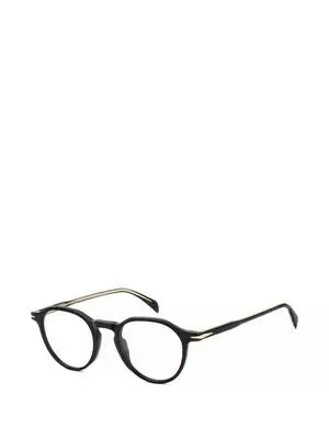 DB EYEWEAR BY DAVID BECKHAM Round-frame Eyeglasses - Black