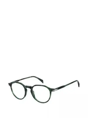 DB EYEWEAR BY DAVID BECKHAM Round-frame Glasses - Green
