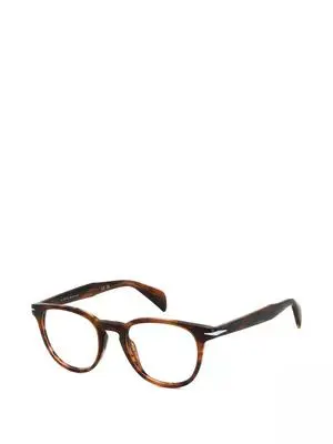 DB EYEWEAR BY DAVID BECKHAM Round-frame Glasses - Brown
