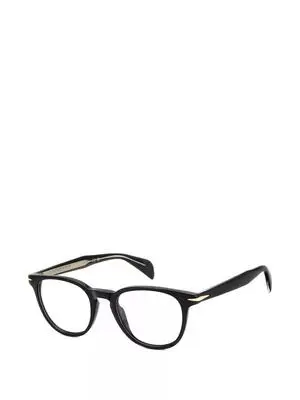 DB EYEWEAR BY DAVID BECKHAM Round-frame Glasses - Black