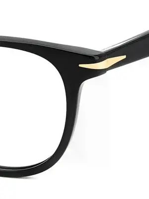 DB EYEWEAR BY DAVID BECKHAM Round Frame Glasses - Black