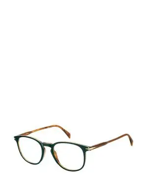 DB EYEWEAR BY DAVID BECKHAM Round-frame Glasses - Green
