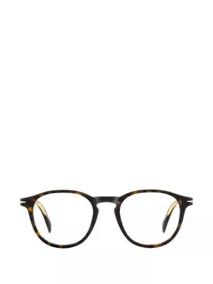 DB EYEWEAR BY DAVID BECKHAM Round-frame Glasses - Brown