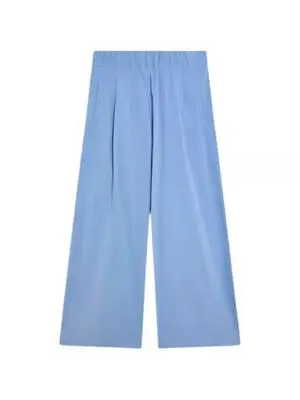 SEMICOUTURE Elasticated-waistband Trousers - Blue