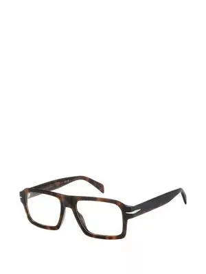 DB EYEWEAR BY DAVID BECKHAM Square-frame Glasses - Brown
