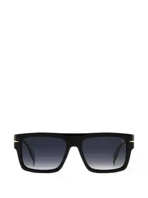 DB EYEWEAR BY DAVID BECKHAM Rectangle-frame Sunglasses - Black