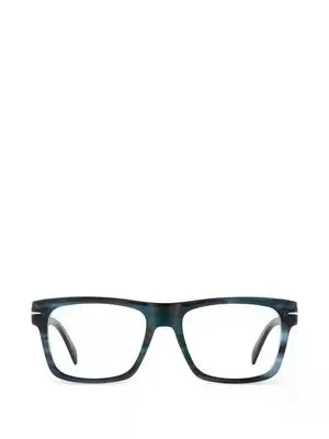 DB EYEWEAR BY DAVID BECKHAM Square Frame Glasses - Blue