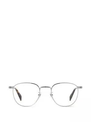 DB EYEWEAR BY DAVID BECKHAM Round-frame Metal Glasses - Silver