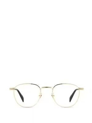 DB EYEWEAR BY DAVID BECKHAM Round-frame Metal Eyeglasses - Gold