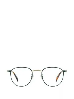 DB EYEWEAR BY DAVID BECKHAM Round-frame Metal Glasses - Green