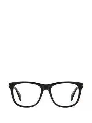 DB EYEWEAR BY DAVID BECKHAM Square-frame Browline Glasses - Black