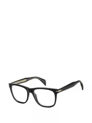 DB EYEWEAR BY DAVID BECKHAM Square Frame Browline Eyeglasses