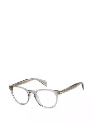 DB EYEWEAR BY DAVID BECKHAM Round-frame Eyeglasses - Grey