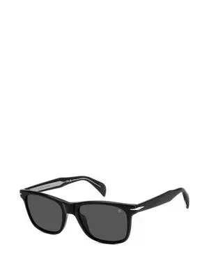 DB EYEWEAR BY DAVID BECKHAM Rectangle-frame Sunglasses - Black