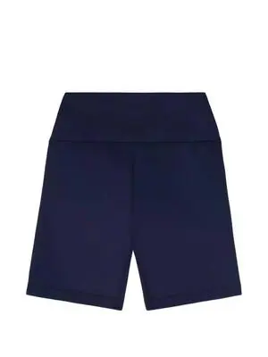 SPORTY & RICH High-waisted Logo Shorts - Blue
