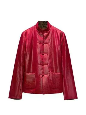 Shanghai Tang Reversible Pocket Jacket - Red