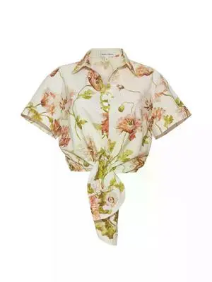 Cara Cara Asbury Floral-pattern Shirt - Neutrals