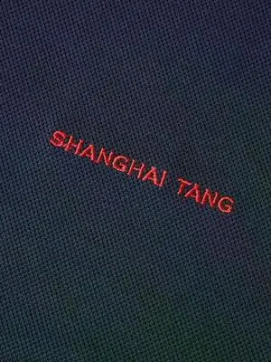 Shanghai Tang Horse-embroidery Polo Top