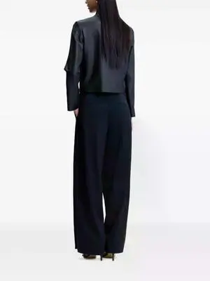 Shanghai Tang Pleated Wide Leg Trousers