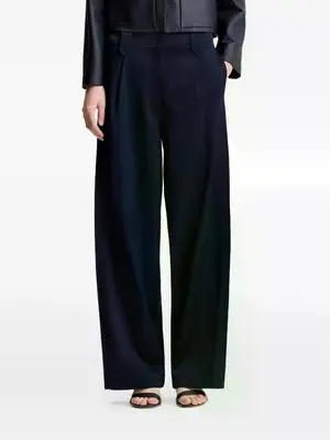 Shanghai Tang Pleated Wide Leg Trousers