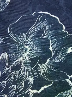 Shanghai Tang Floral Print Qipao Dress