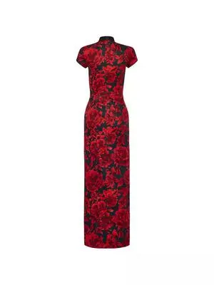 Shanghai Tang Floral-print Dress