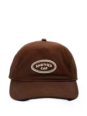 ANOTHER ASPECT Logo-detail Cap - Brown