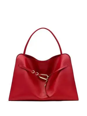 FRANCESCO BIASIA Leather Top-handle Tote Bag - Red