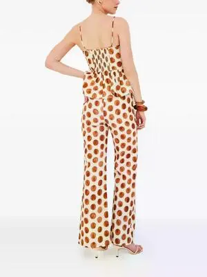 Cara Cara Sunflower Polka-dot Trousers