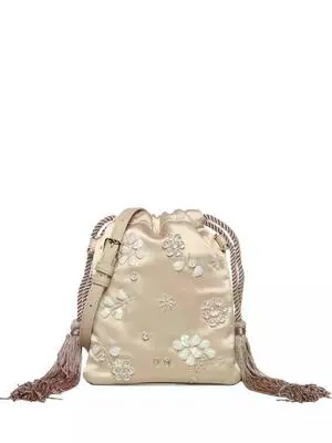 V°73 Floral Embellished Shoulder Bag