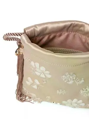 V°73 Floral Embellished Shoulder Bag