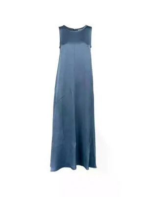 Marella Sleeveless Midi Dress - Blue