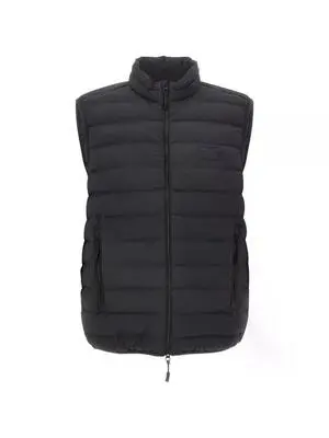 Emporio Armani Quilted Zip Vest - Black