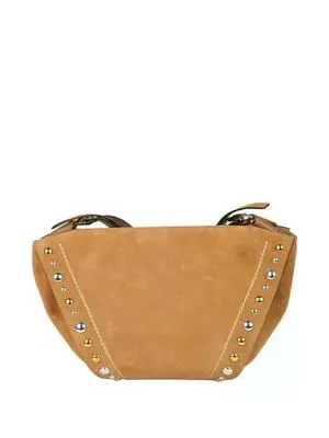 GIANNI CHIARINI Bloom Studded-embellishments Tote Bag - Brown