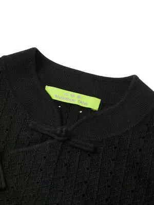 Shanghai Tang Qipao Knitted Top - Black