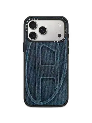 DIESEL X Casetify Denim-effect Iphone 17 Pro Max Case - Blue