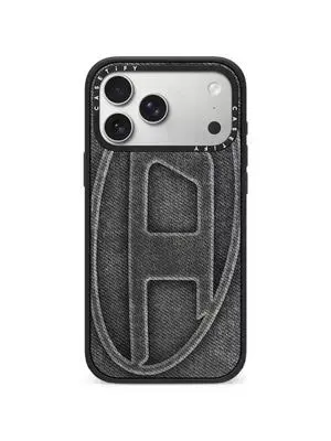 DIESEL X Casetify Denim-effect Iphone 17 Pro Max Case - Black