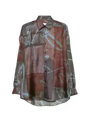 COSTUMEIN Patterned Shirt - Brown