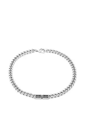 Balenciaga Bb Icon Chain Necklace - Silver