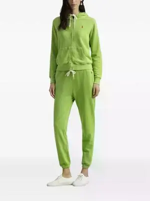 Polo Ralph Lauren Logo-embroidered Hoodie - Green