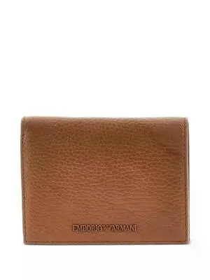 Emporio Armani Textured Wallet - Brown