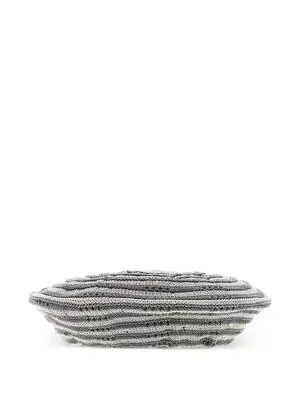 Emporio Armani Striped Pattern Hat - Grey