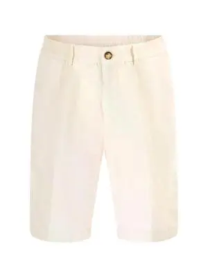 Brunello Cucinelli Elasticated-waist Shorts - White